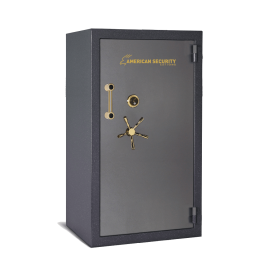 Amsec BFII6636 UL Rated RSC II Burglar/2 Hour Fire Long Gun Safe, Brass ...