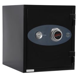Phoenix 1222 Olympian Key and Combination Fire Resistant Safe, Black ...