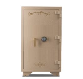 Amsec UL3918 2 Hour Fire and Impact Rated Gun Safe, Sandstone/Brass ...