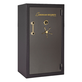 Amsec BFX6636 UL Rated RSC Burglar/2 Hour Fire Long Gun Safe, Brass ...