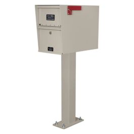 Jayco LL01 Standard Letter Locker Mailbox, Front Access, Steel, Medeco ...