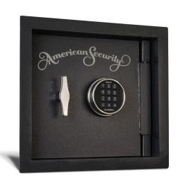 Amsec WS1214E5 Wall Safe with Illuminated Keypad, Black Textured