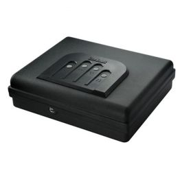 GunVault MV1050-19 Microvault XL, Instant-Open Lock, LED Light, Black